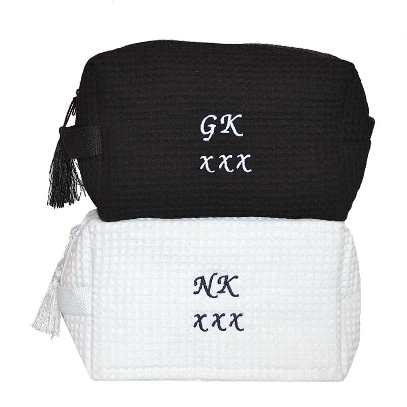 Monogrammed cosmetic bag store